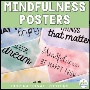 Well-being Posters With Inspirational Quotes to Promote Resilience ...