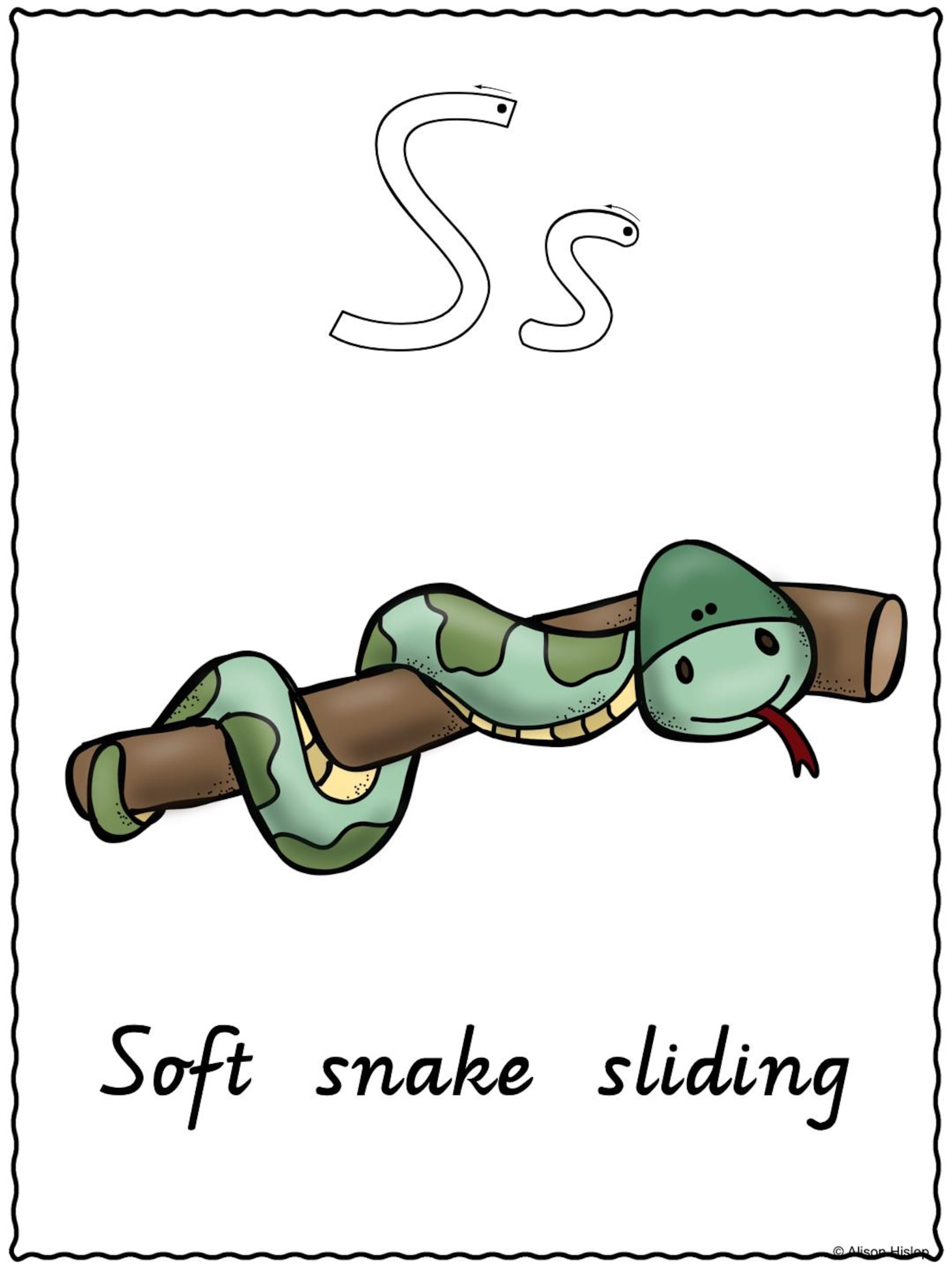 Ants in the Apple Alphabet Posters & Flashcards - Victorian Modern ...