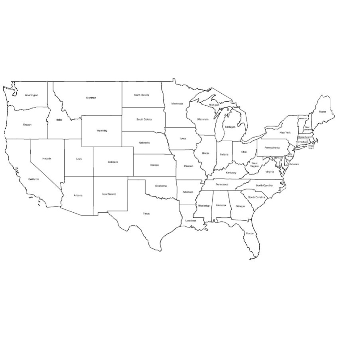 USA Maps Clipart | High-resolution Digital Map Graphics | United States ...