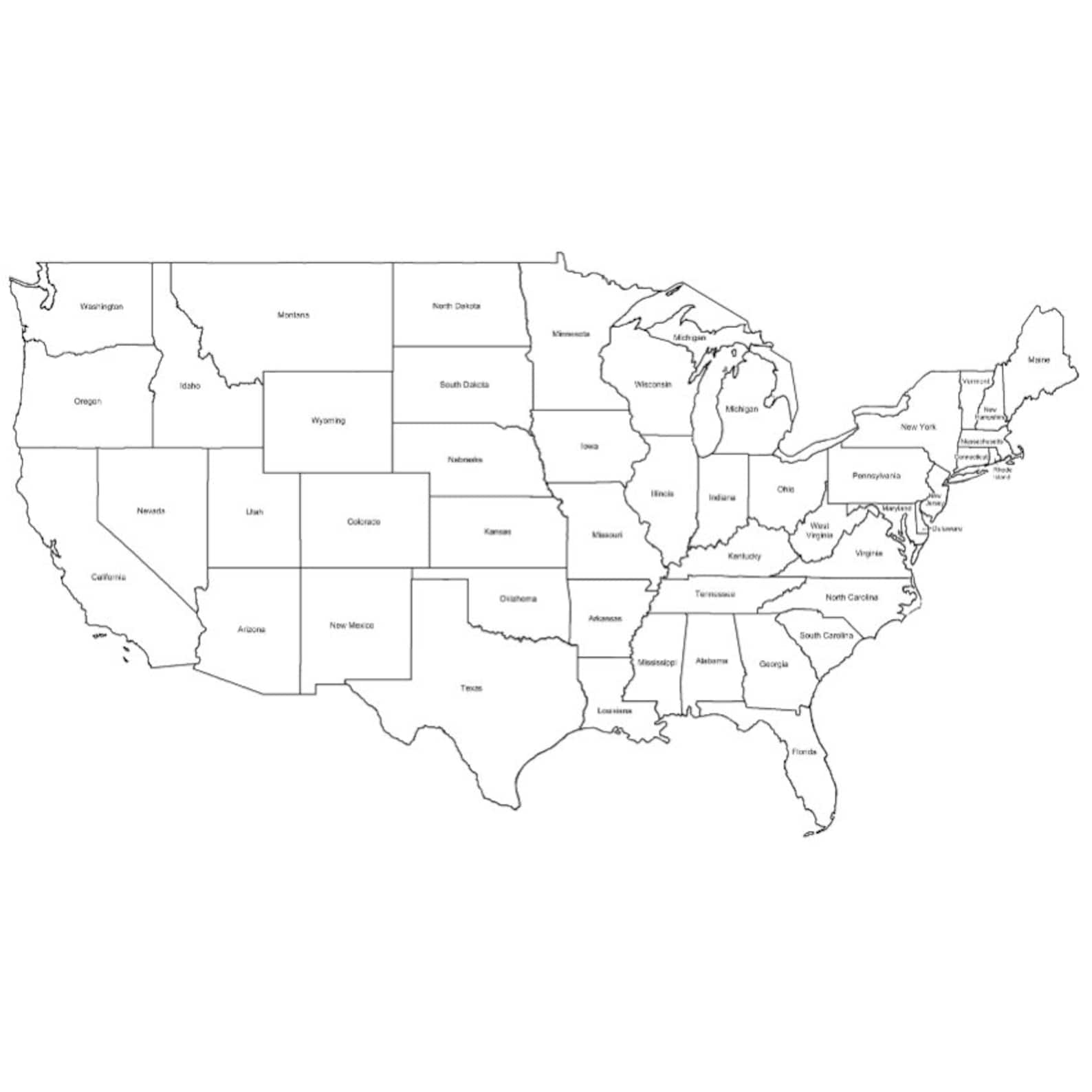 USA Maps Clipart | High-resolution Digital Map Graphics | United States ...