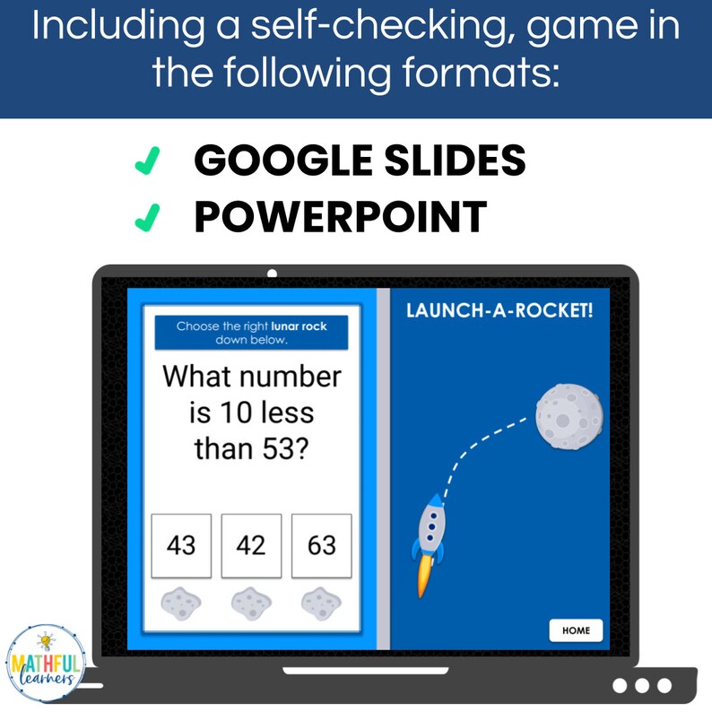 10 More 10 Less - Digital Math Activity - SET 3 - | Google Slides ...