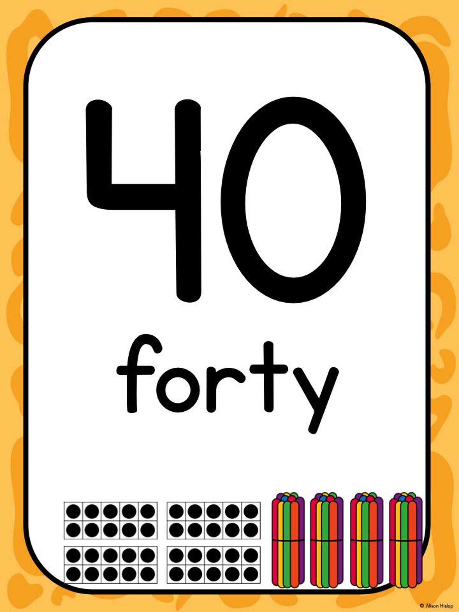 Number Posters & Flashcards - Tens Frame, Icypole Stick - 0-20, 10's to ...