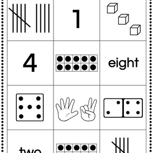 Number Sense Numbers to 10 Game - Representing Numbers in Different ...