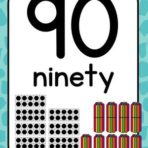 Number Posters & Flashcards - Tens Frame, Icypole Stick - 0-20, 10's to ...