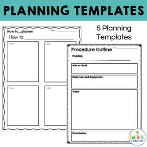 Procedural Writing - Posters Prompts Templates for Sequence & Procedure ...