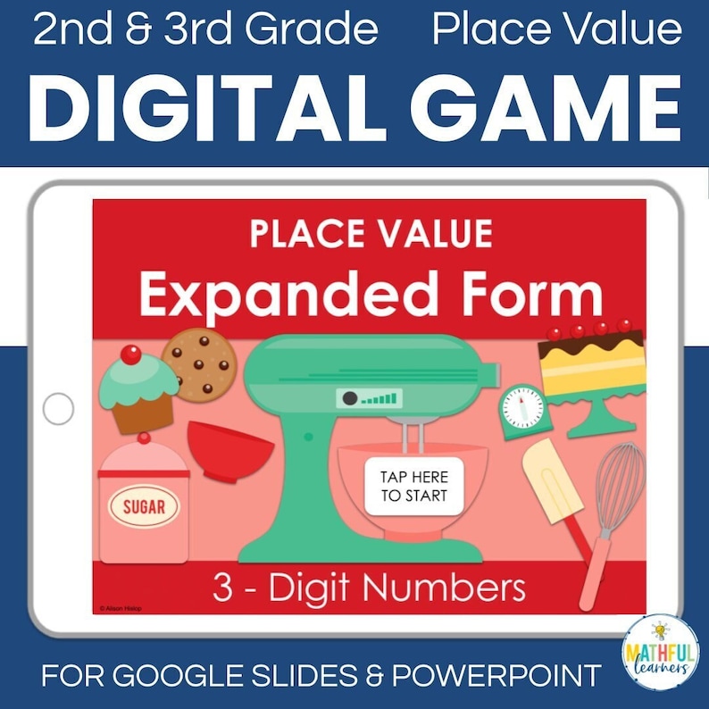 3-digit Place Value - Expanded Form Digital Game | Google Slides ...
