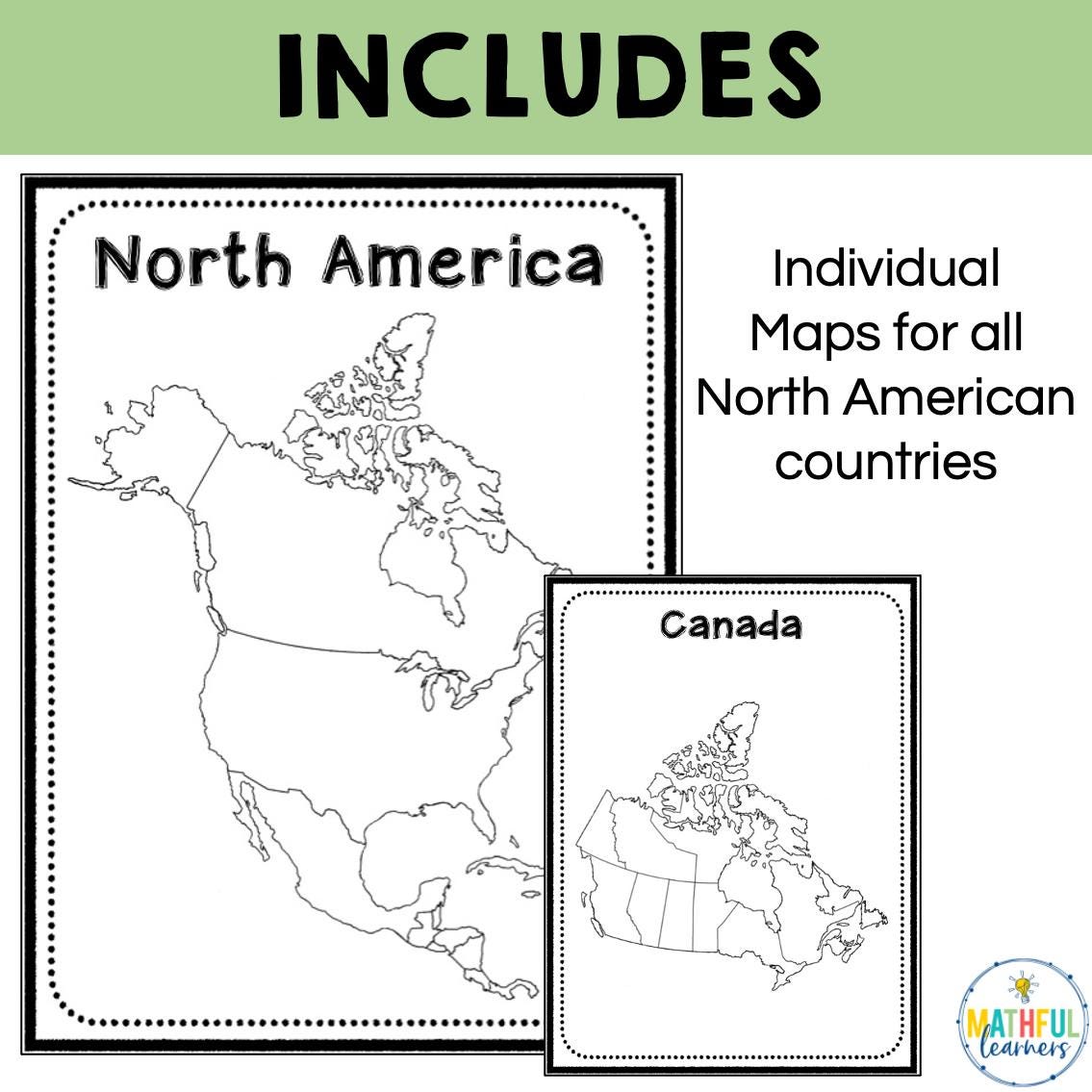 North America Printable Fact Sheets - Fact File Worksheets | Printable ...