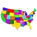 North America Map Clipart With USA, Canada, Mexico and Central America ...