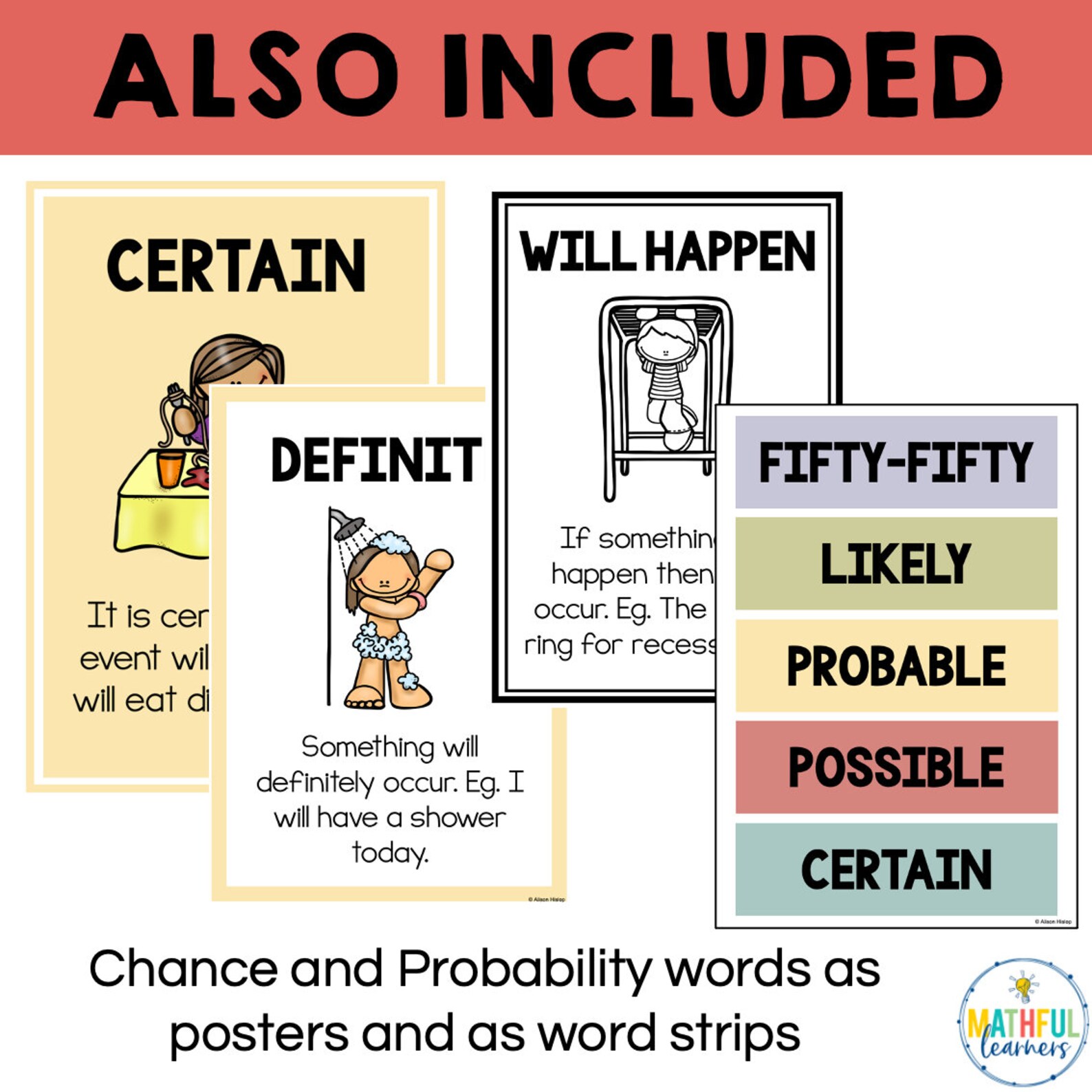 Chance & Probability Math Posters - Educational Classroom Decor ...