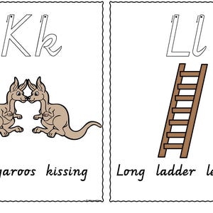 Ants in the Apple Alphabet Posters & Flashcards - Victorian Modern ...