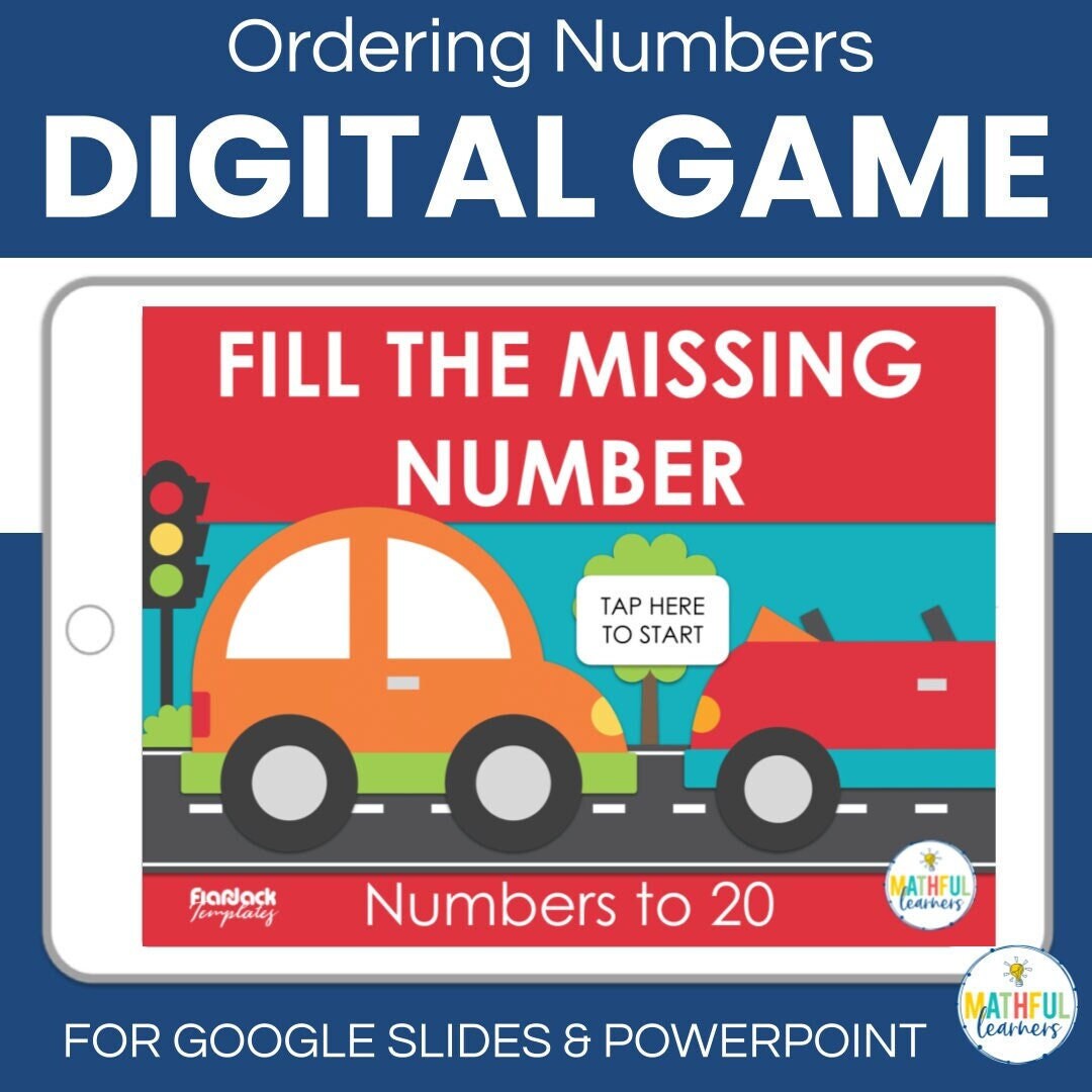 Ordering Numbers to 20 - Digital Math Activity | Google Slides ...