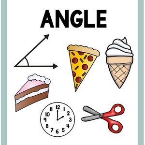 Angles Posters - Geometry Terminology - Math Vocabulary Classroom ...