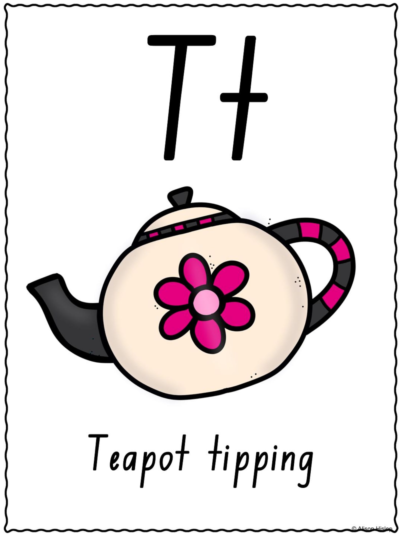 Ants in the Apple Alphabet Posters & Flashcards - NSW Foundation Font ...