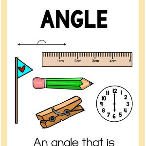 Angles Posters - Geometry Terminology - Math Vocabulary Classroom ...