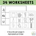 Phonics Worksheets - Cut & Paste Initial Sounds Pictures No Prep ...