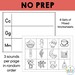 Phonics Worksheets - Cut & Paste Initial Sounds Pictures No Prep ...