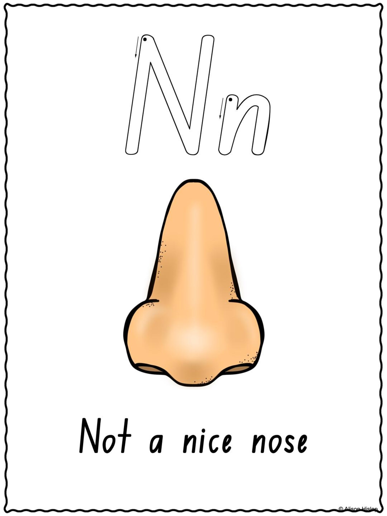 Ants in the Apple Alphabet Posters & Flashcards - NSW Foundation Font ...