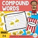 Compound Word Popcorn Themed Pack - Center Activities, Games and ...
