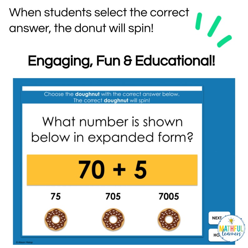 Expanded Form 2-digit Place Value Digital Math Game | Google Slides ...