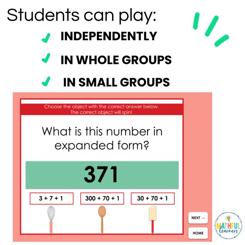 3-digit Place Value - Expanded Form Digital Game | Google Slides ...