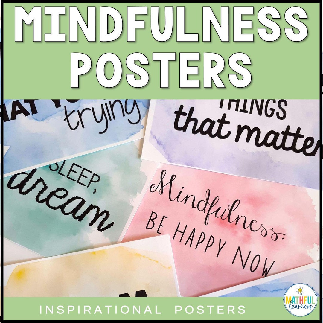 Well-being Posters With Inspirational Quotes to Promote Resilience ...
