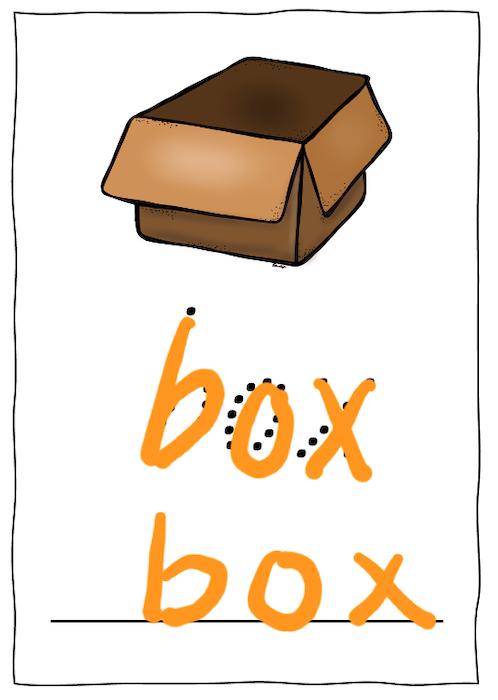 Handwriting Practice Cards - CVC Words Write & Wipe - QLD Font ...