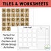 Scrabble Word Game - Word Work Game Worksheets for Literacy Centers ...