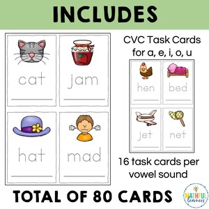 Handwriting Practice Cards - CVC Words Write & Wipe | Phonics | Writing ...