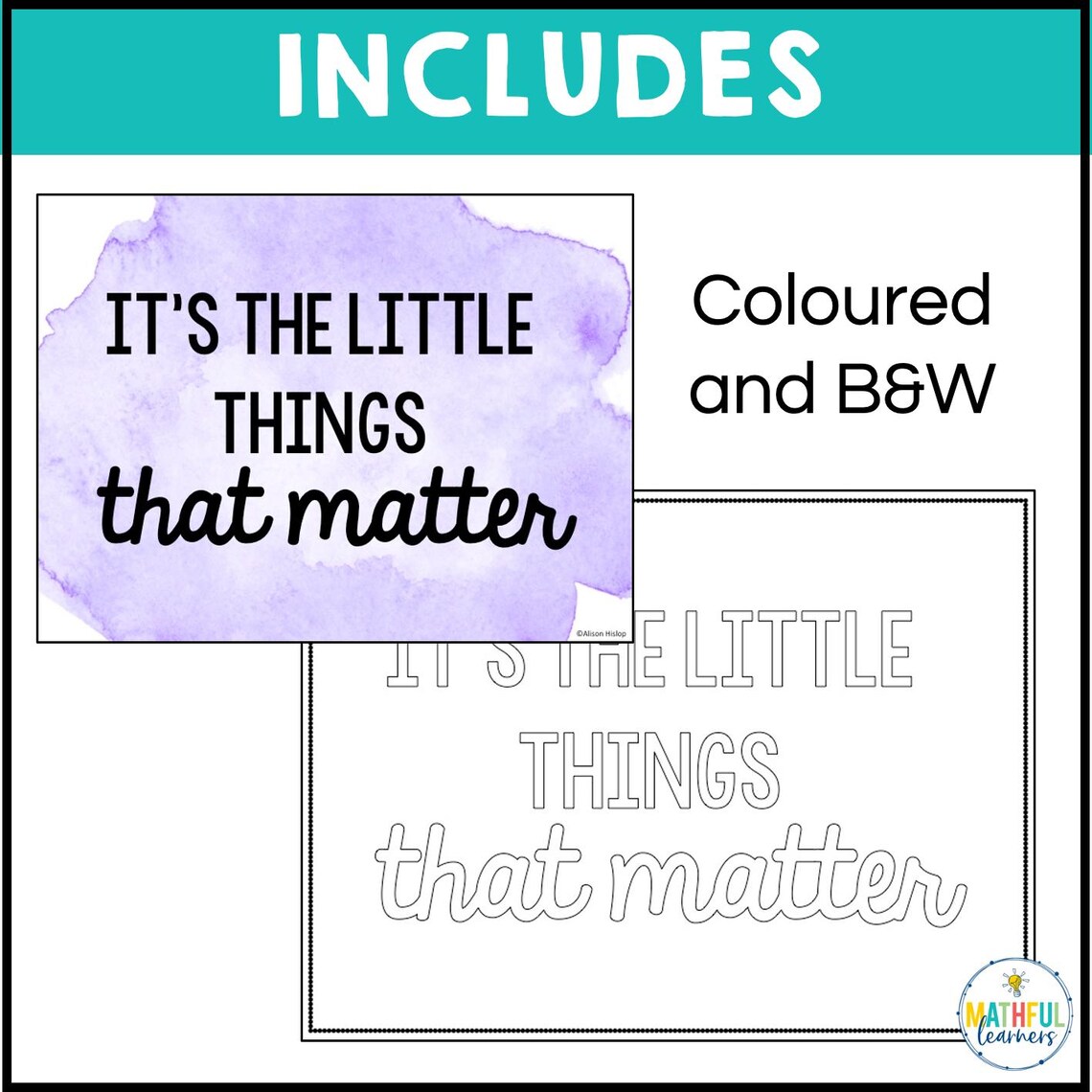 Well-being Posters With Inspirational Quotes to Promote Resilience ...