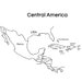 North America Map Clipart With USA, Canada, Mexico and Central America ...