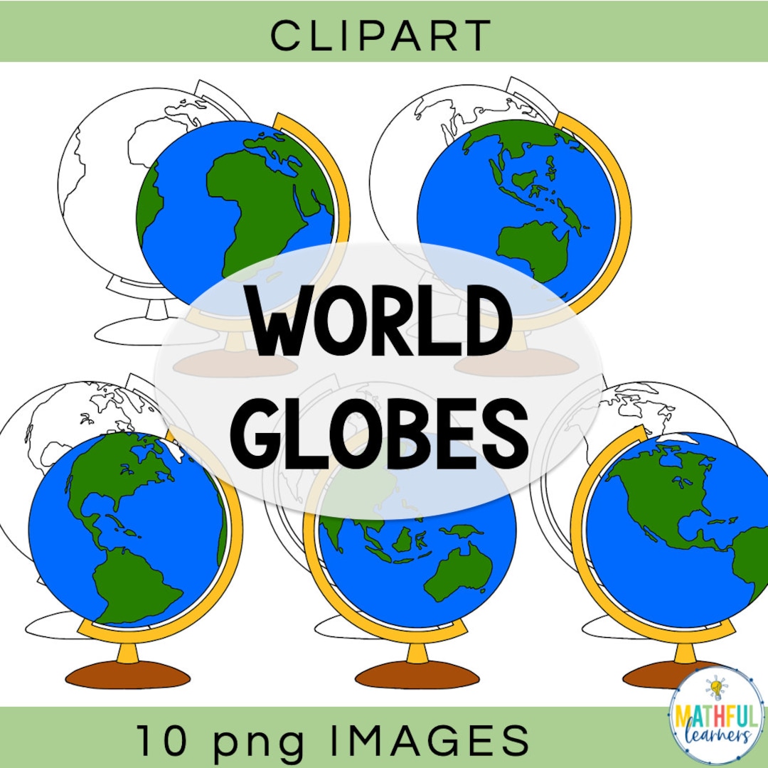 World Globe Clipart | High-resolution Digital Globe Illustrations ...