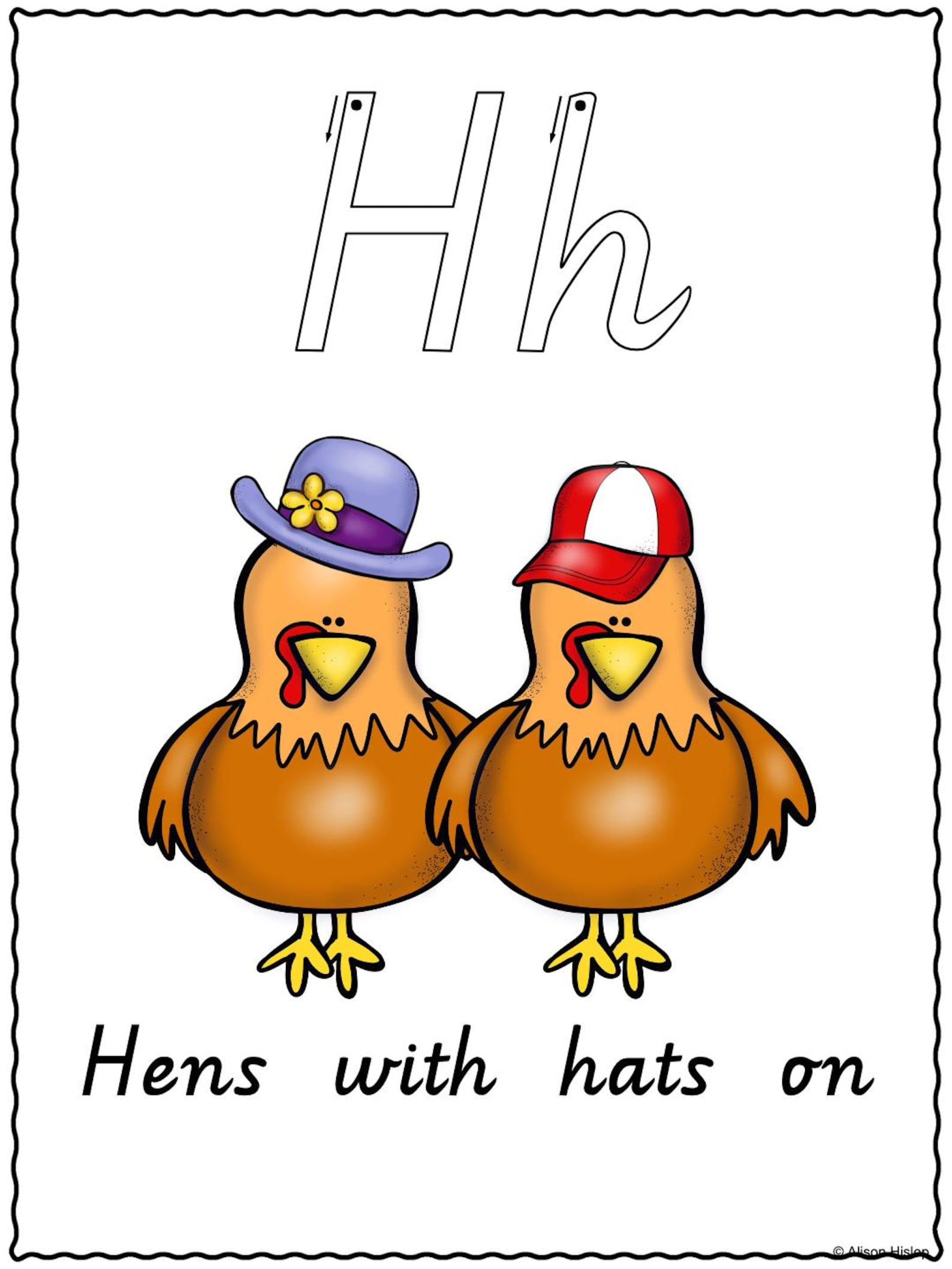 Ants in the Apple Alphabet Posters & Flashcards - Victorian Modern ...