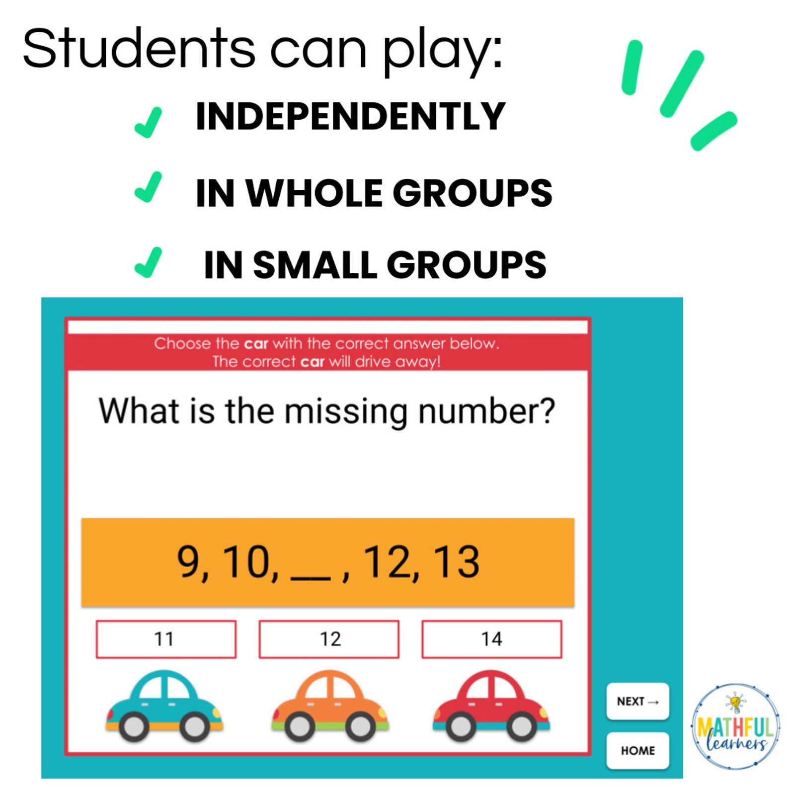 Ordering Numbers to 20 - Digital Math Activity | Google Slides ...
