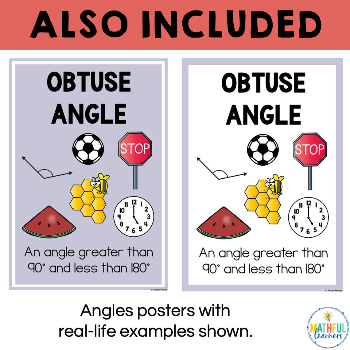Angles Posters - Geometry Terminology - Math Vocabulary Classroom ...