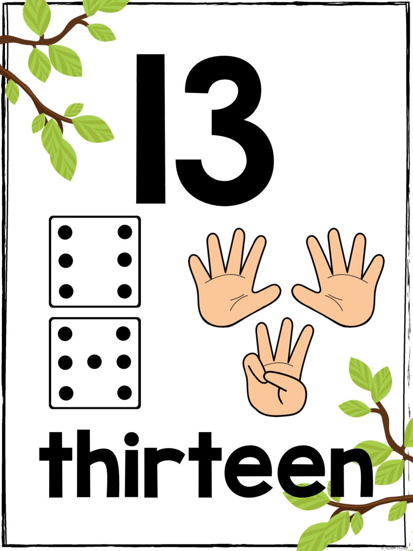 Number Posters 1 to 20, Counting by 10s to 100 - Classroom Decor Sloth ...