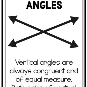 Angles Posters - Geometry Terminology - Math Vocabulary Classroom ...