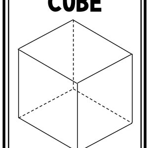 3D Shape Posters - Side, Vertices, Faces - Real Life Math Terminology ...