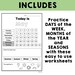 Daily Calendar Worksheets - Including Dates, Days, Months, Seasons and ...