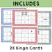Math Bingo With Words & Pictures - Numbers 0 to 20 - Number Sense Activity - Number Recognition ...