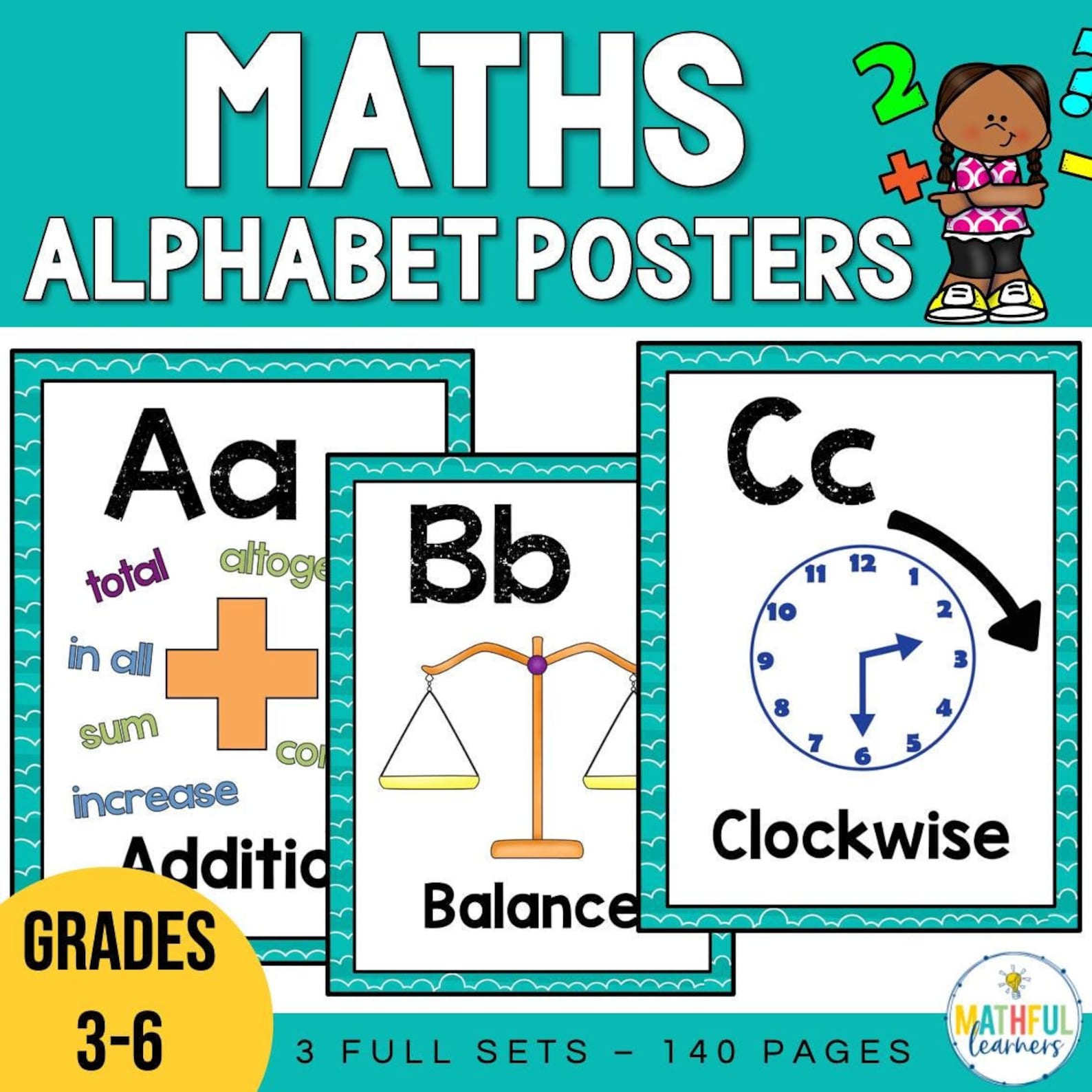 Math Alphabet Posters | Teach Maths Vocabulary With Math A-Z Posters ...