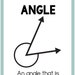 Angles Posters - Geometry Terminology - Math Vocabulary Classroom ...