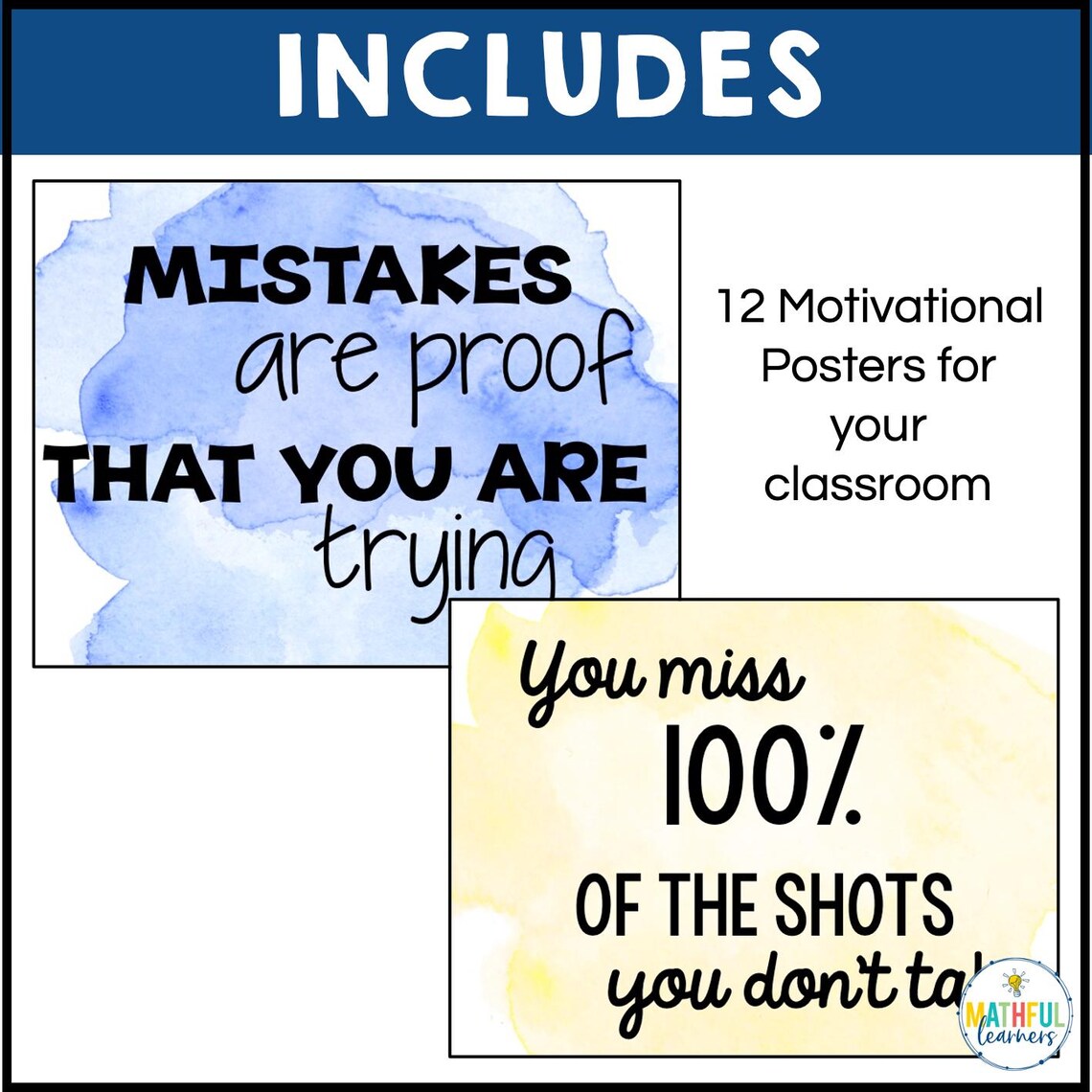 Well-being Posters With Inspirational Quotes to Promote Resilience ...