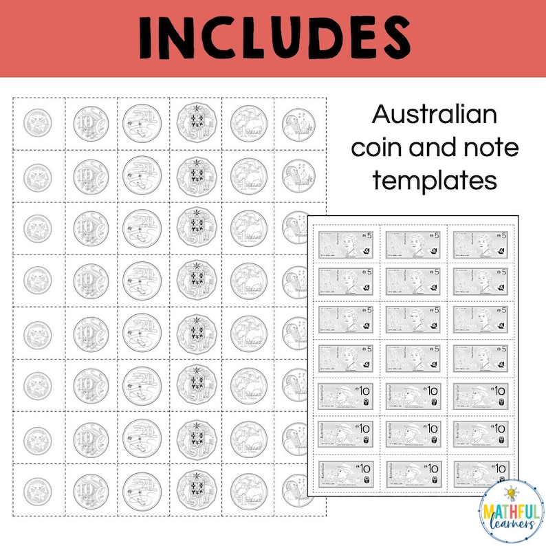 Money Flipbook - Math Cut & Paste Activities - Australian Currency ...