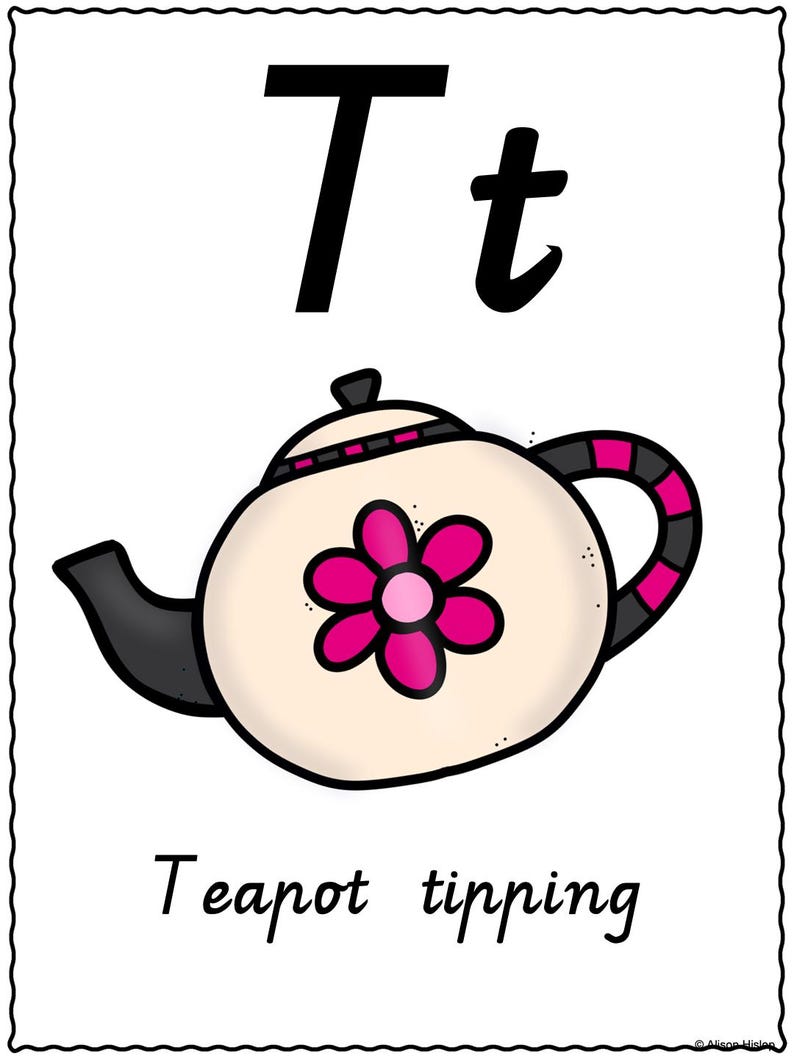 Ants in the Apple Alphabet Posters & Flashcards - Victorian Modern ...