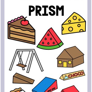 3D Shape Posters - Side, Vertices, Faces - Real Life Math Terminology ...