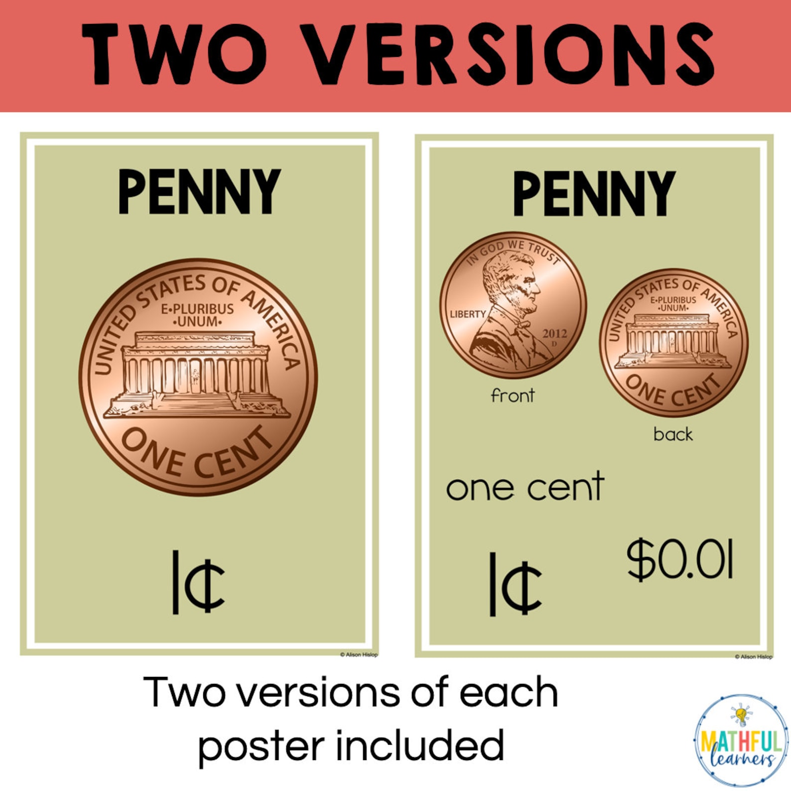 USA Money Posters - Including Coins and Bills US Currency - Etsy