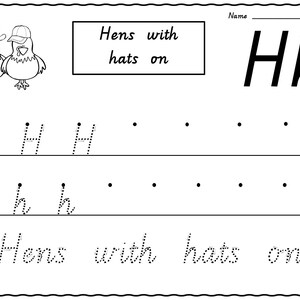 Ants in the Apple Handwriting Sheets | Victorian Cursive Font ...