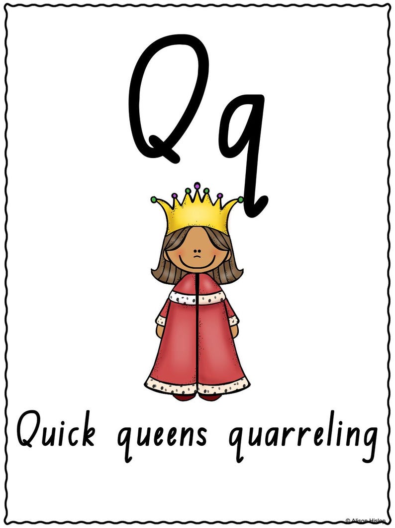 Ants in the Apple Alphabet Posters & Flashcards - NSW Foundation Font ...