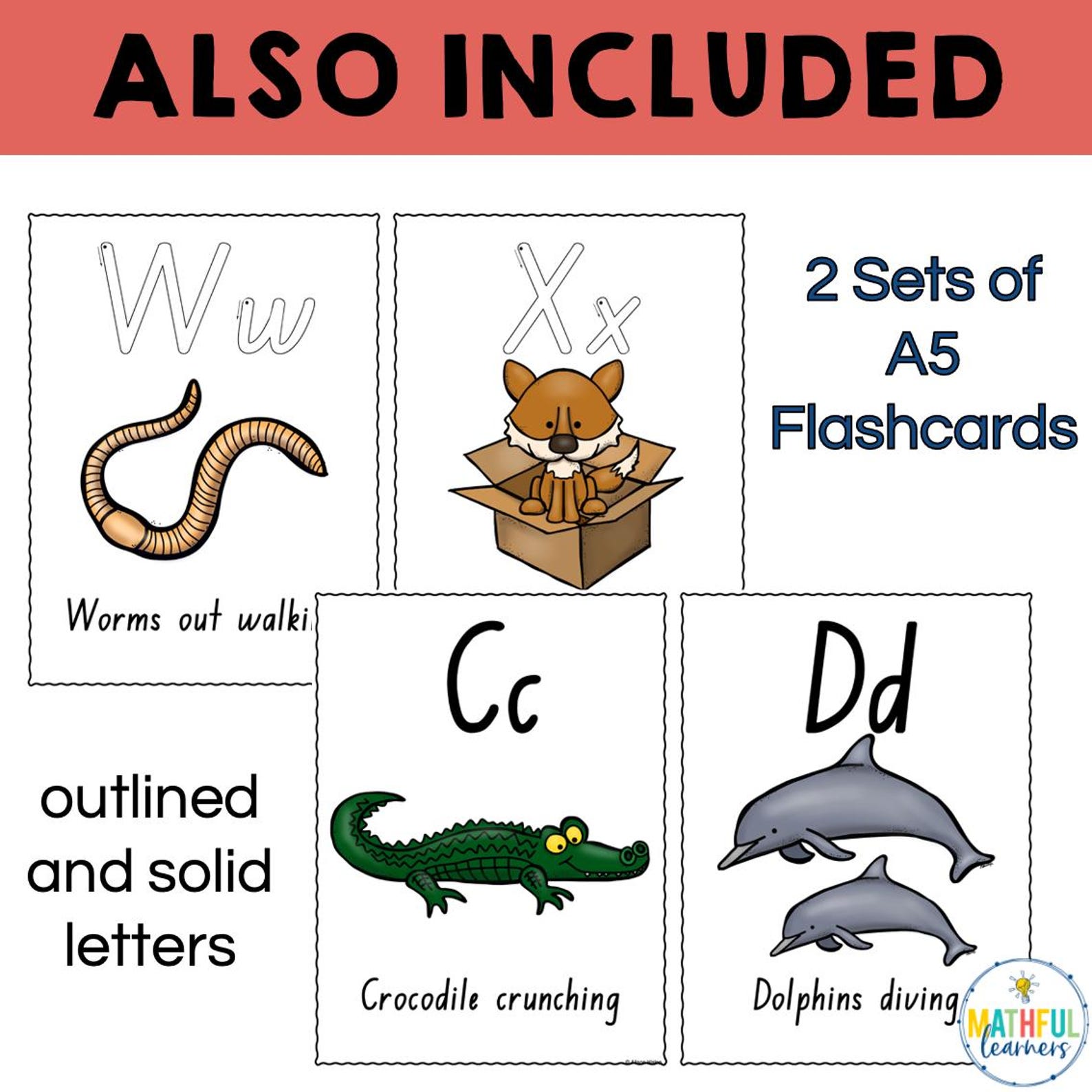 Ants in the Apple Alphabet Posters & Flashcards - NSW Foundation Font ...