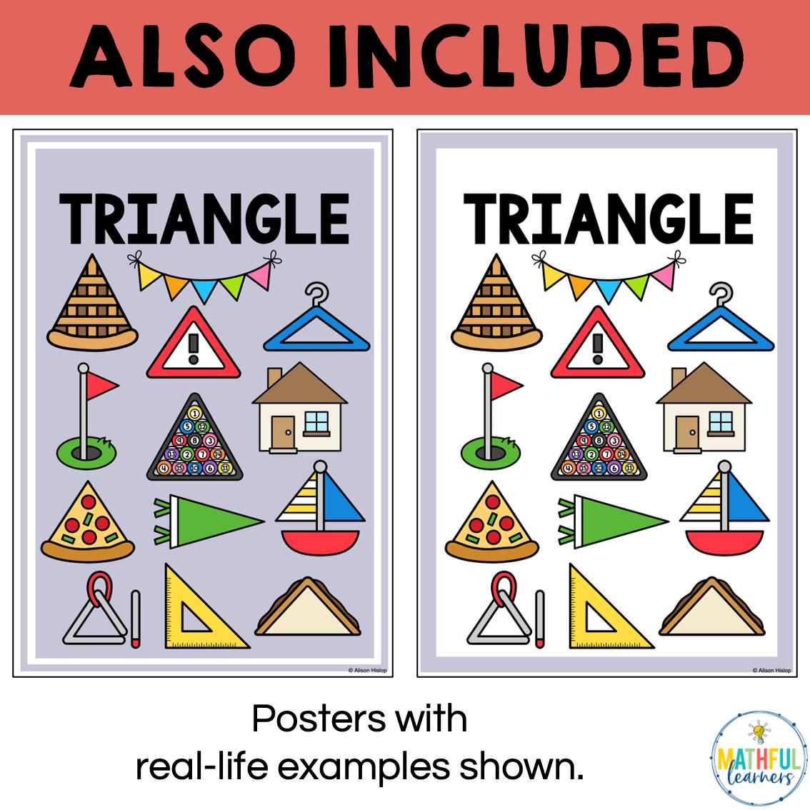 2D Shape Posters | Geometry Posters | Classroom Display | Math ...